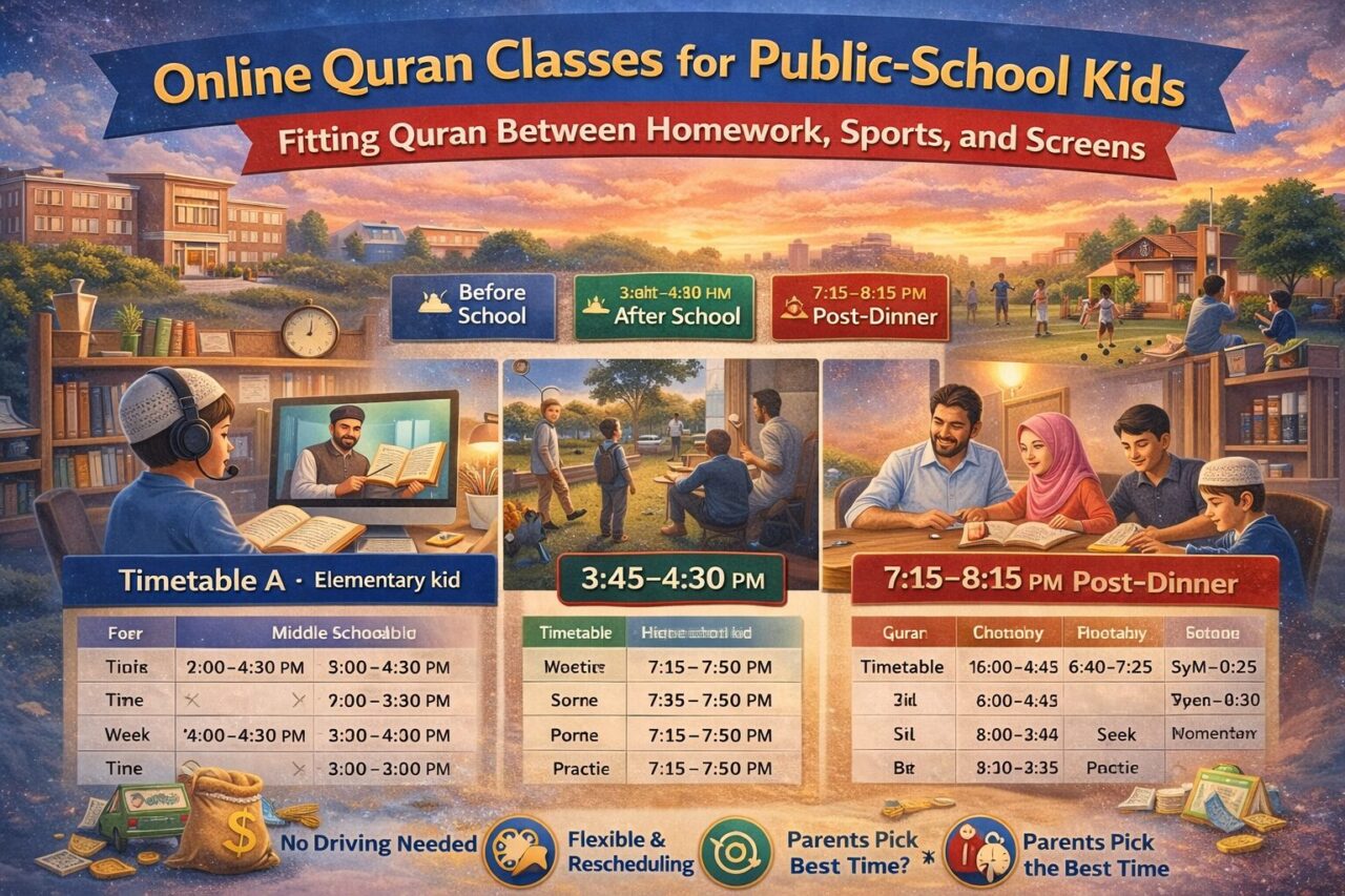 Online Quran Classes for Public School Kids: Fitting Quran Between ...